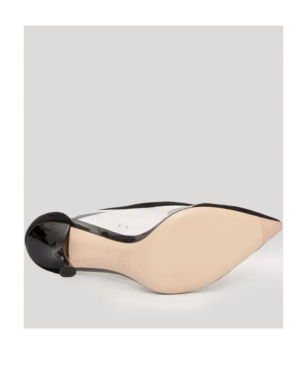 ROGER VIVIER I Love Vivier" Pvc And Suede Pumps - Black