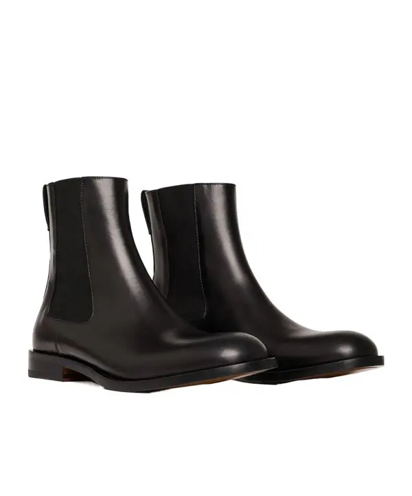 SCAROSSO Elliot Chelsea Boots - Black