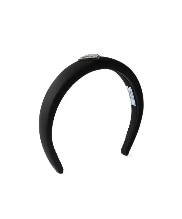 Prada Re-nylon Padded Headband - Black