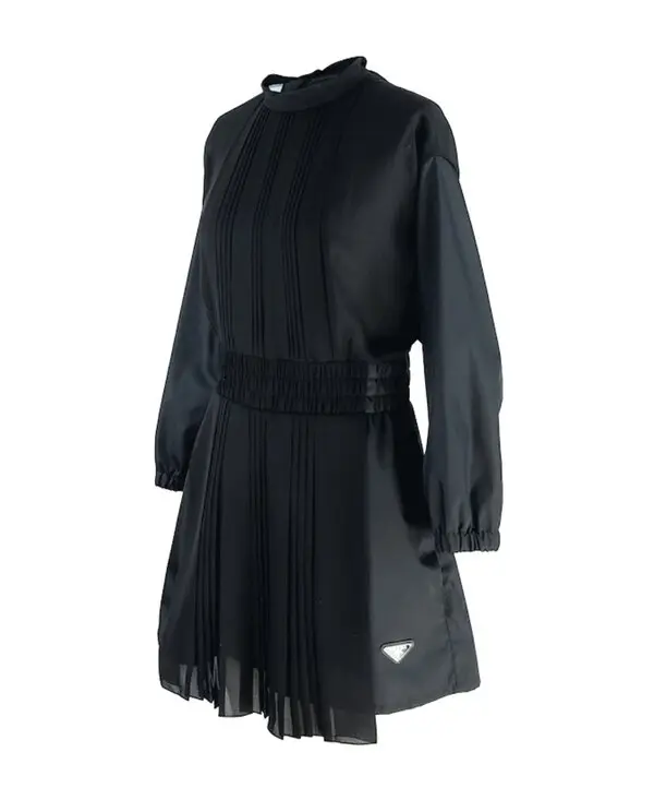 Prada Self-fastening Collar Dress