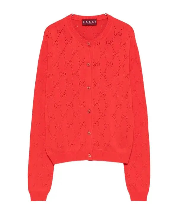 Gucci Gg Knitted Cardigan