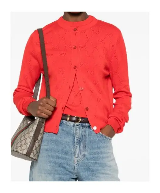 Gucci Gg Knitted Cardigan