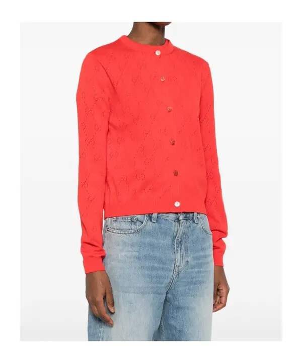Gucci Gg Knitted Cardigan