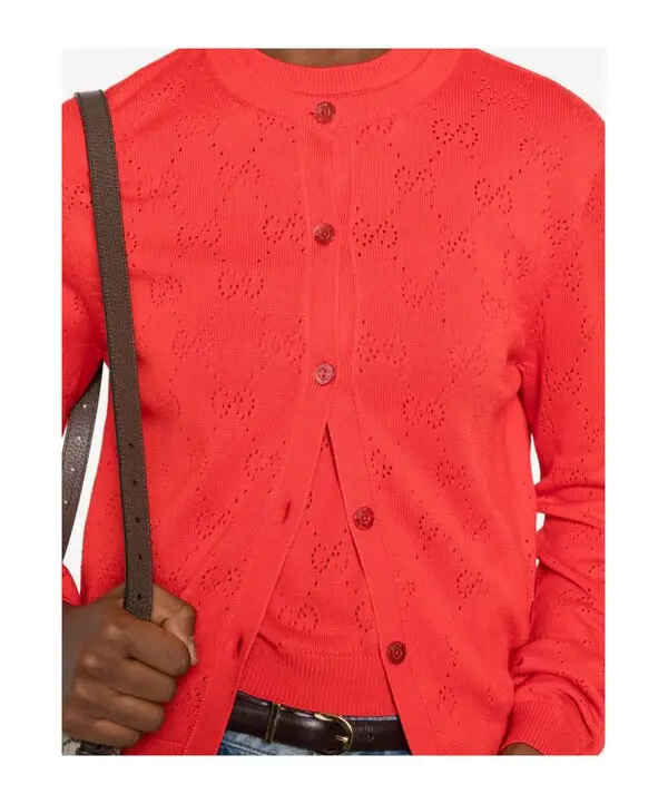 Gucci Gg Knitted Cardigan