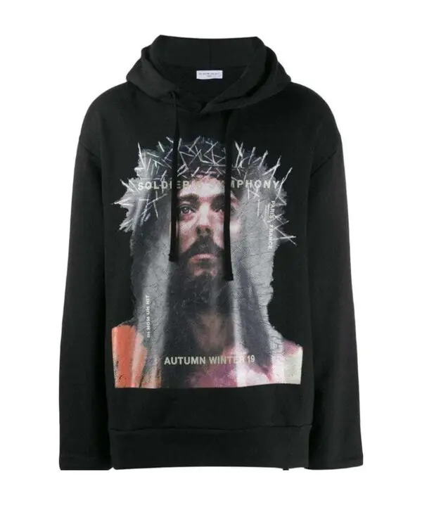 IH NOM UH NIT Graphic Print Hoodie - Gray