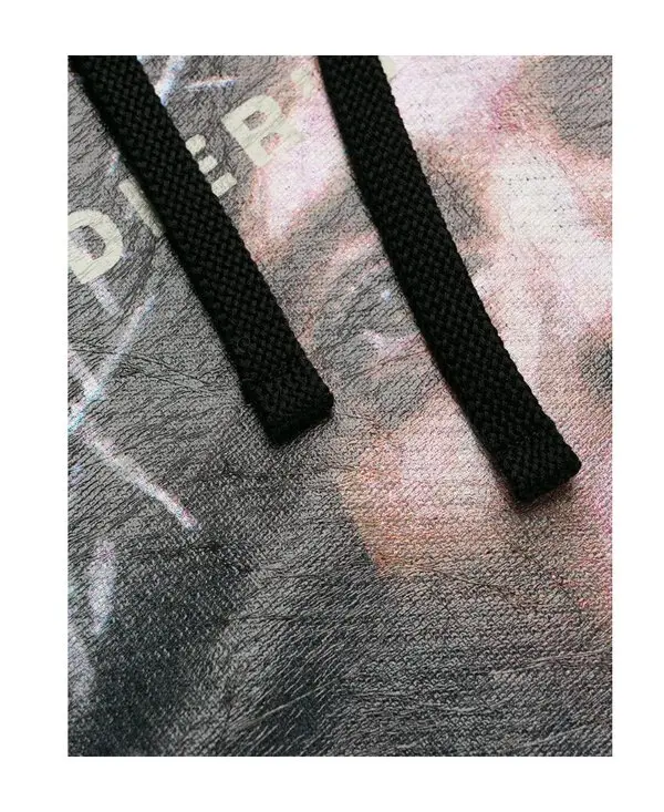 IH NOM UH NIT Graphic Print Hoodie - Gray