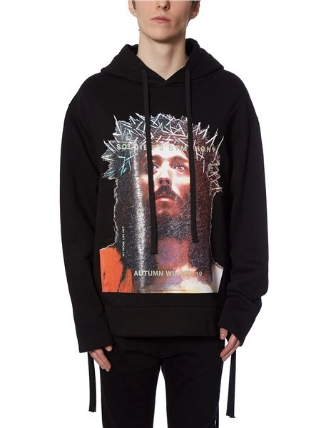IH NOM UH NIT Graphic Print Hoodie - Gray