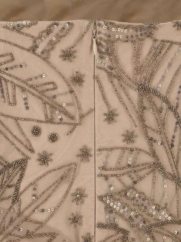 Polo Ralph Lauren Lauren Ralph Lauren Embellished Floral Slit Dress