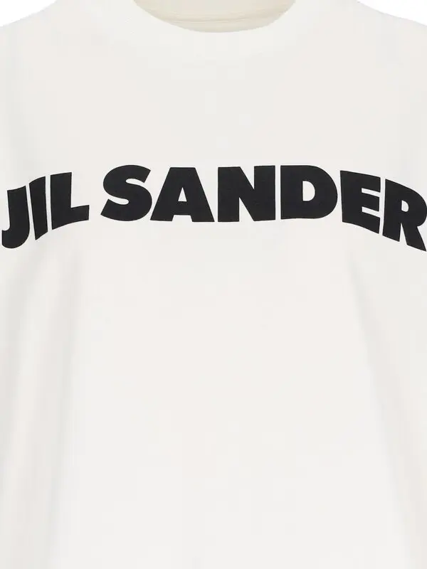 JIL SANDER Crewneck Long Sleeve T-shirt With Logo
