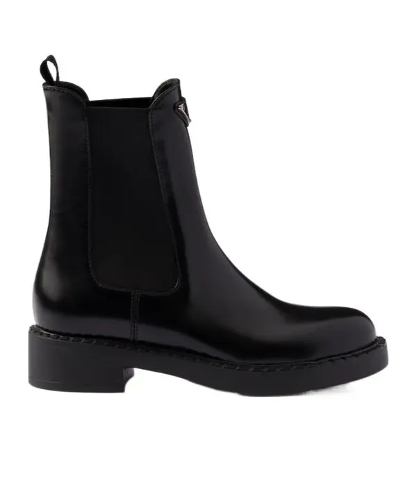 Prada Round-toe Ankle Boots