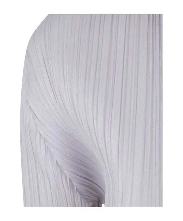 PLEATS PLEASE BY ISSEY MIYAKE Crewneck T-shirt With Ruched Details
