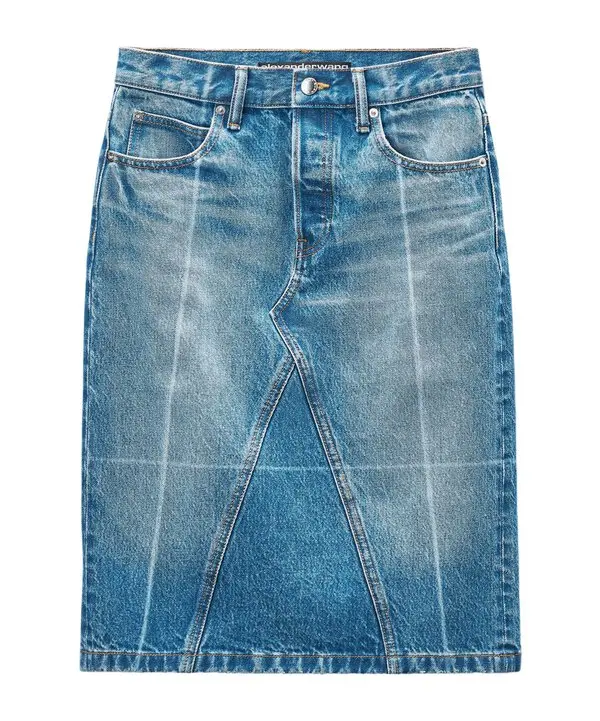 Alexander Wang Denim Pencil Skirt