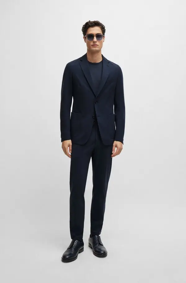 Hugo Boss Single-breasted Blazer - Black