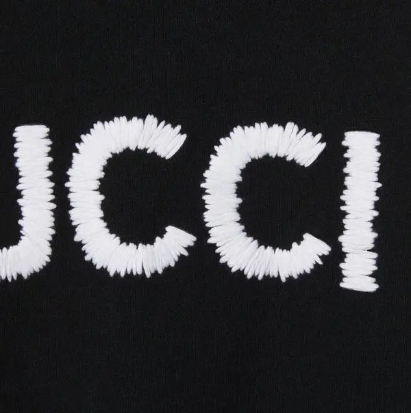 Gucci Embroidered Jersey Hoodie