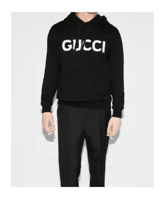Gucci Embroidered Jersey Hoodie