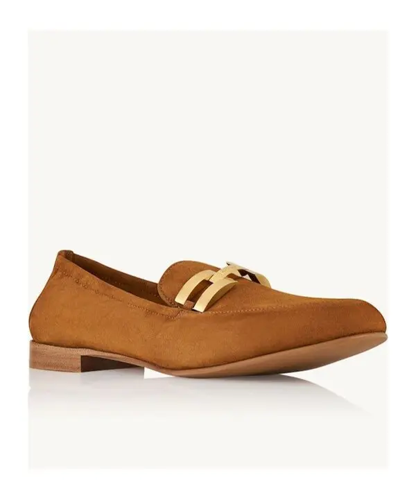 AQUAZZURA Brandi Loafers - Brandy Brown