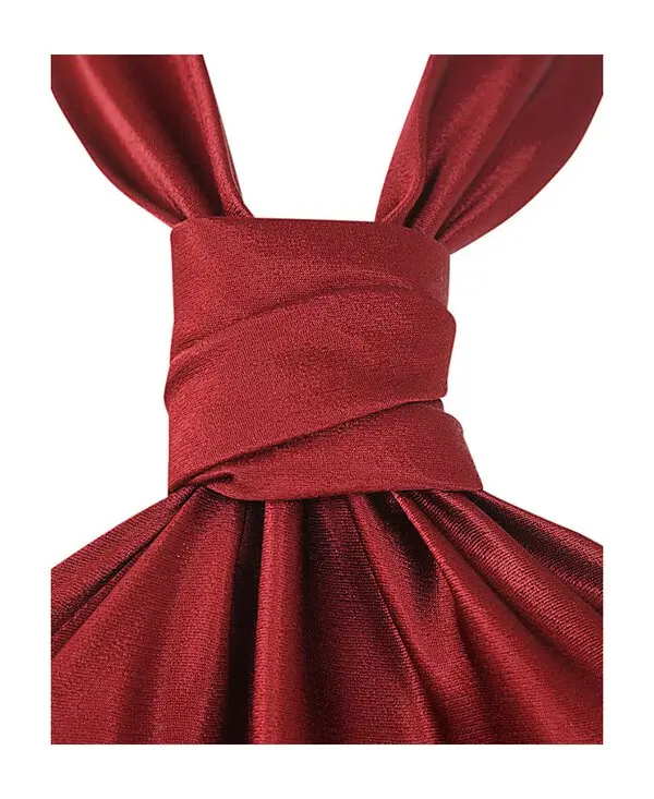 ANN DEMEULEMEESTER Sleeveless High Neck Maxi Dress