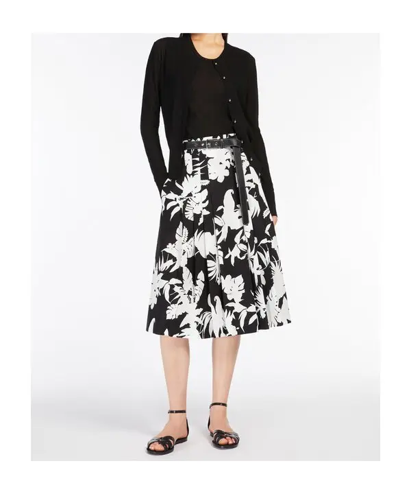 Max Mara Viscose Yarn Cardigan - Black