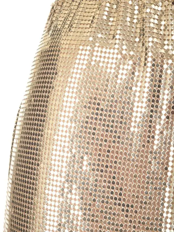Sportmax Cariddi Embellished High Waist Zipper Skirt