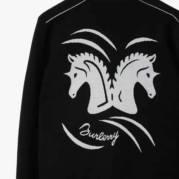 Burberry Mirrored Horse Cardigan