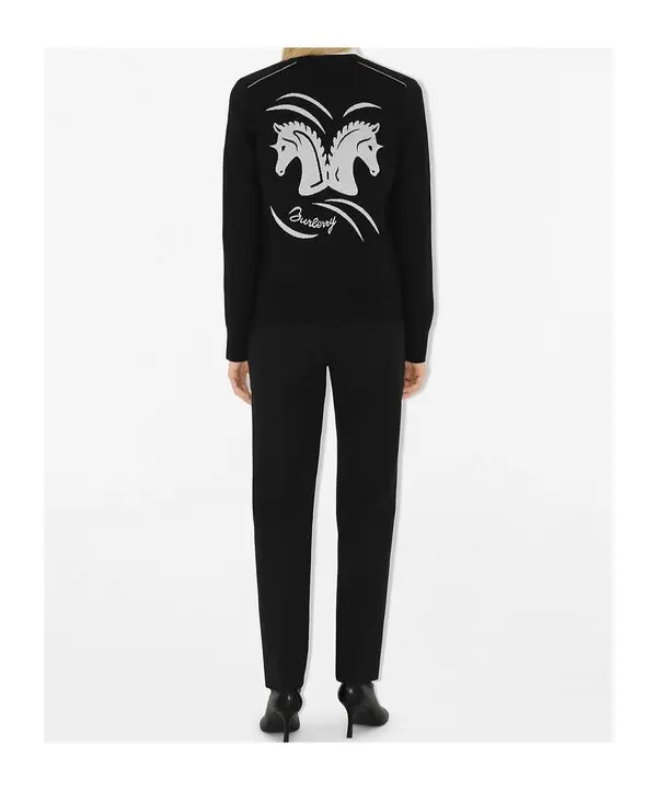 Burberry Mirrored Horse Cardigan