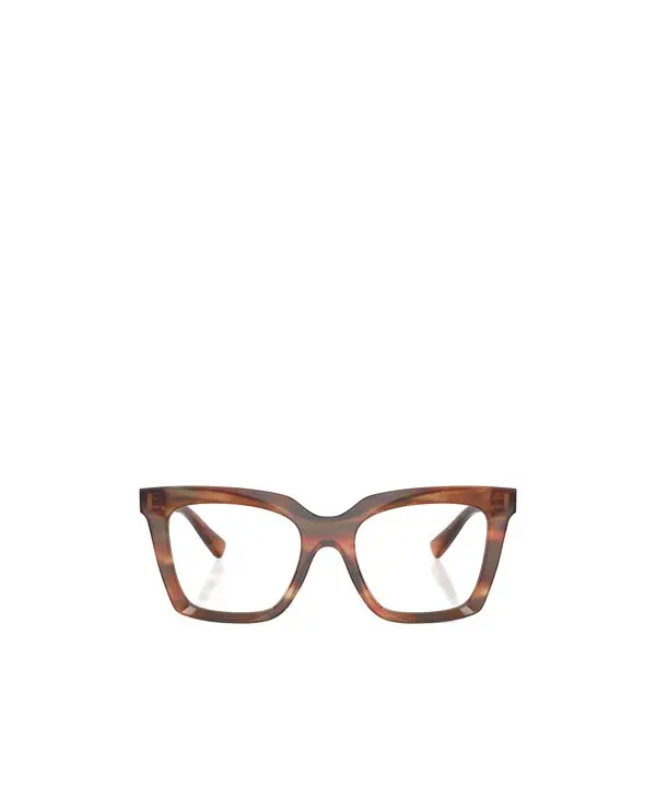 Dolce & Gabbana Square Frame Eyeglasses - Brown