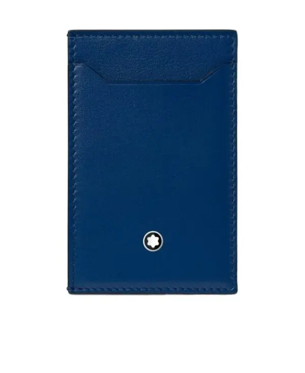 Montblanc Meisterstück Logo Plaque Card Holder - Blue
