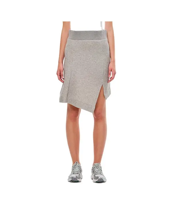 Sacai High Waist Mini Asymmetric Skirt