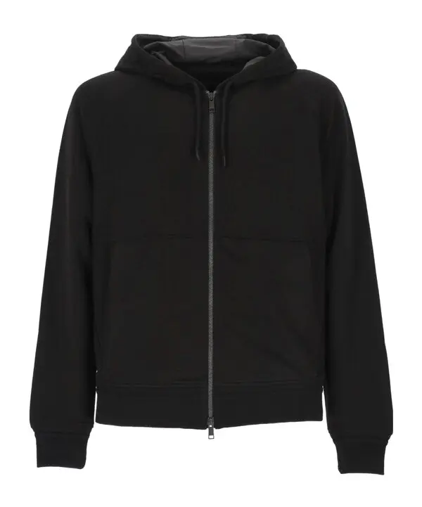 Zegna Zip-up Hooded Long Sleeve Hoodie
