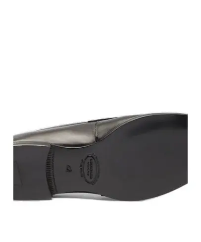 SCAROSSO Fred Round-toe Loafers - Black