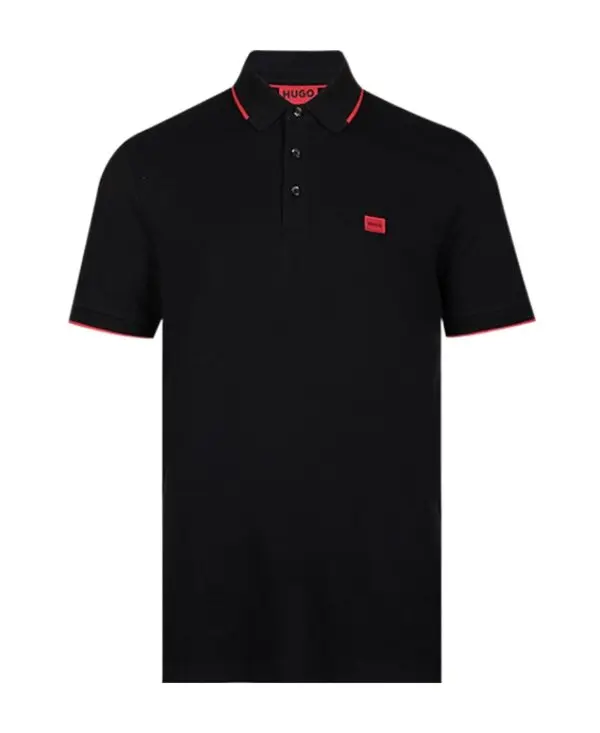 Hugo Boss Logo-patch Cotton Polo Shirt