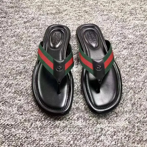 Gucci Thong Sandals With Web Detailing