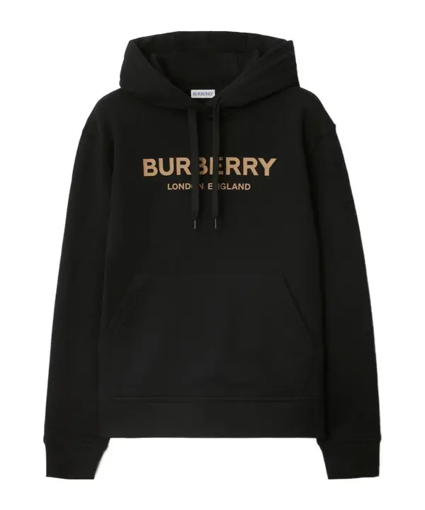 Burberry Logo Cotton Hoodie