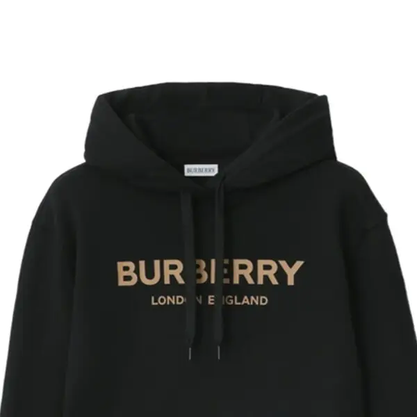 Burberry Logo Cotton Hoodie