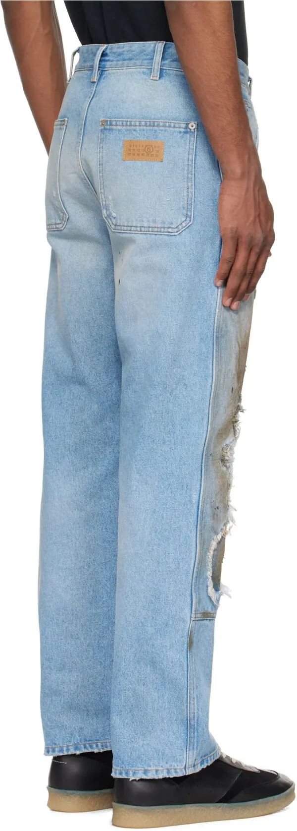 MAISON MARGIELA Distressed Straight-leg Jeans
