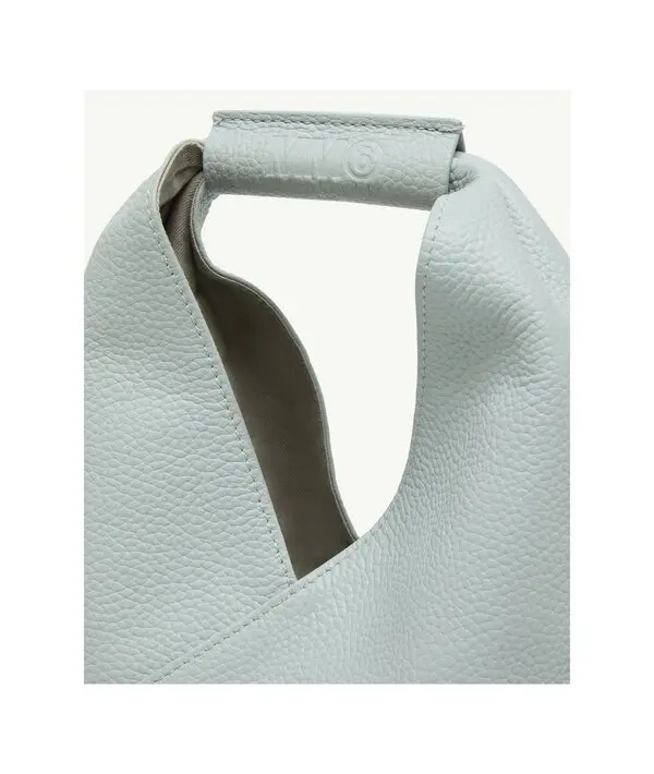 MAISON MARGIELA 6" Numeric Signature Convertible Top Handle Bag - Grey