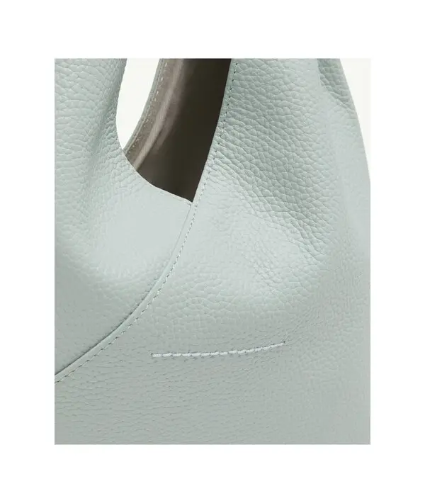 MAISON MARGIELA 6" Numeric Signature Convertible Top Handle Bag - Grey