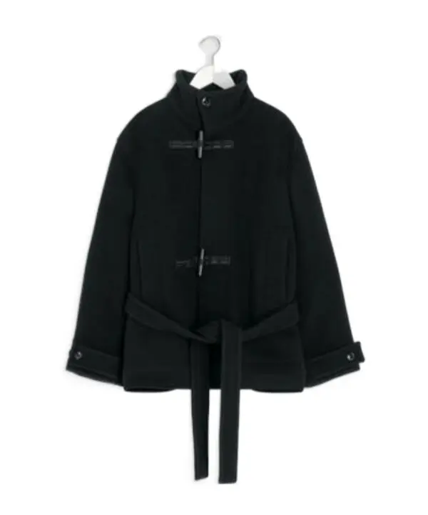 LEMAIRE Duffle Coat - Black