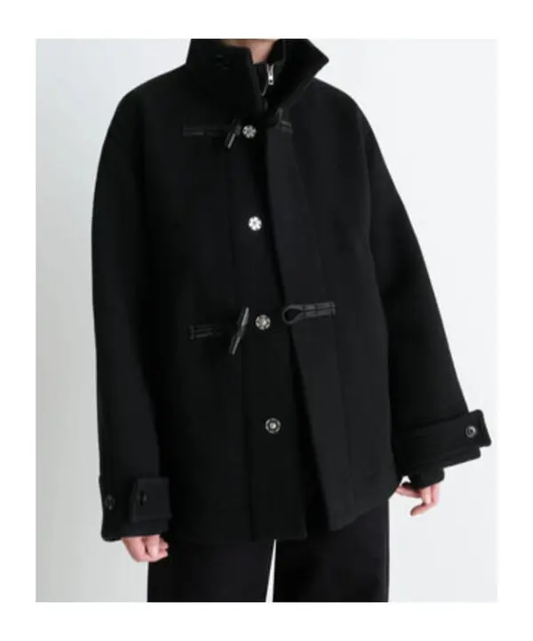 LEMAIRE Duffle Coat - Black