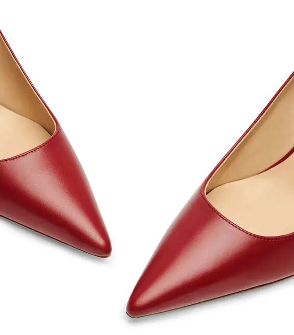 STUART WEITZMAN Pointed Toe Stiletto Heels - Red