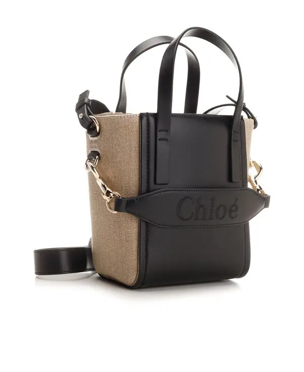 Chloé Small Sense Tote Bag - Black