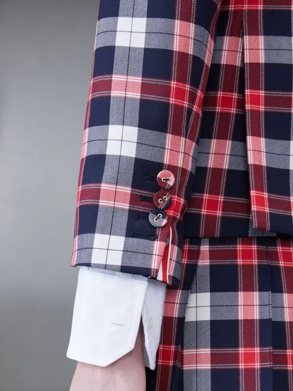 Thom Browne Checked Single-breasted Blazer