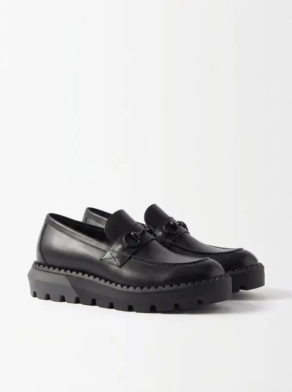 Gucci Horsebit Loafers With Two-tone Outsole