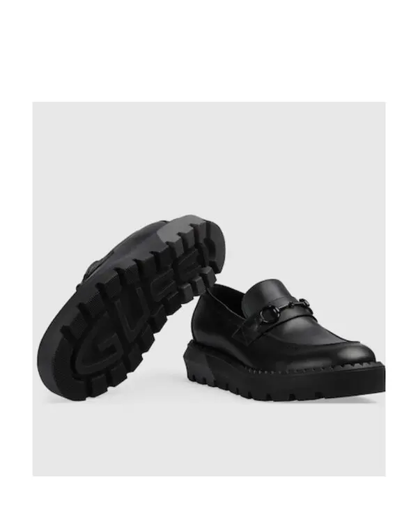 Gucci Horsebit Loafers With Two-tone Outsole