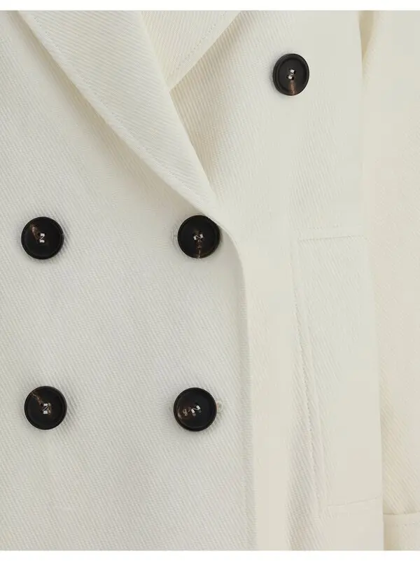 Brunello Cucinelli Double-breasted Long-sleeved Coat
