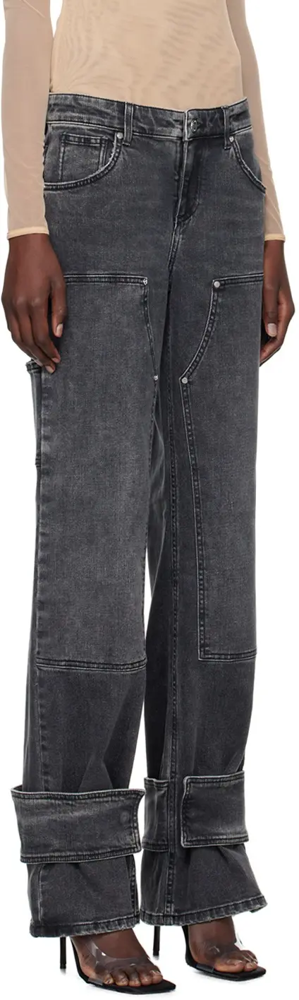 Blumarine Boyfit Cargo Jeans