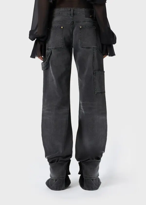 Blumarine Boyfit Cargo Jeans