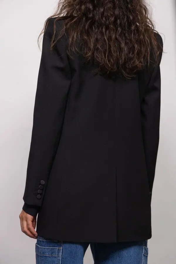 Saint Laurent Single-breasted Peak Lapel Blazer