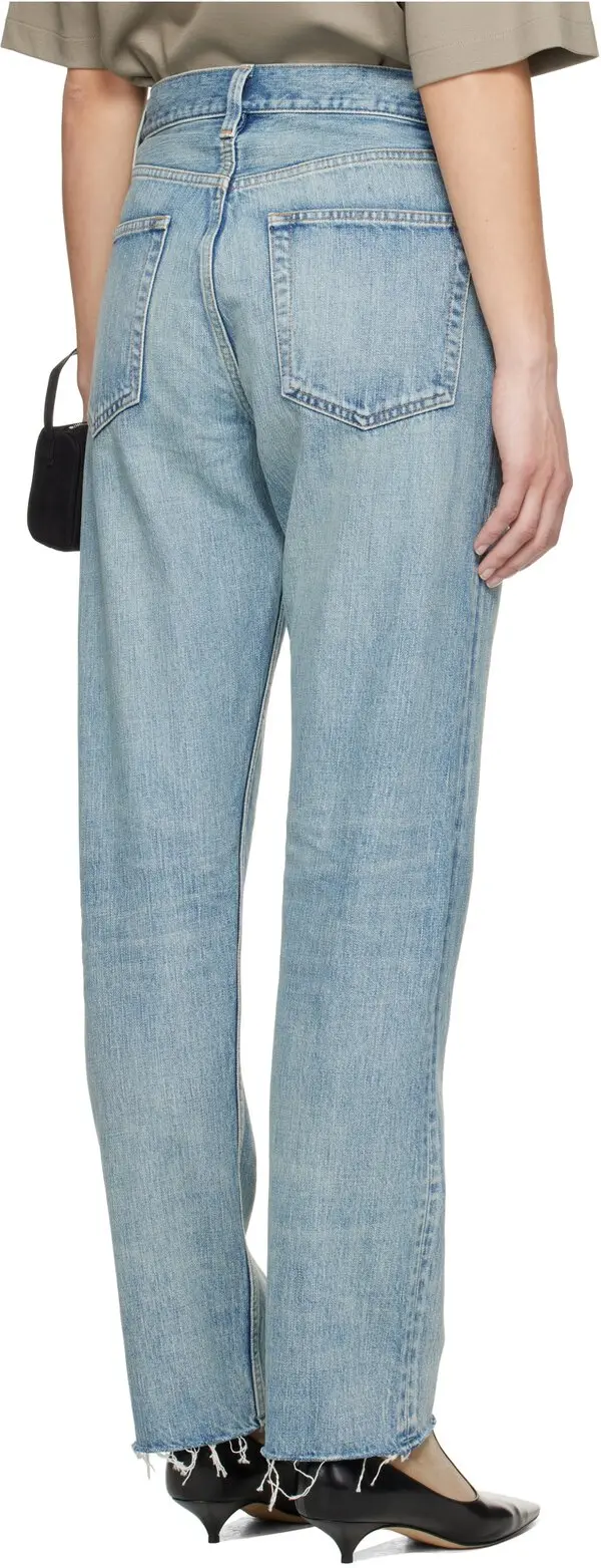 Fear Of God Straight-leg Frayed-edge Jeans