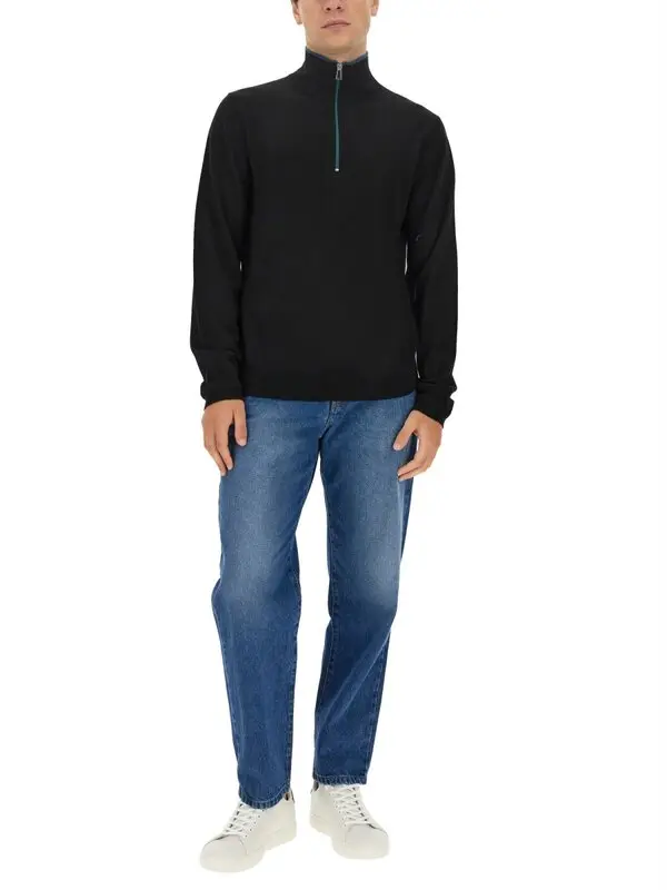 Paul Smith Logo Embroidered Polo Shirt